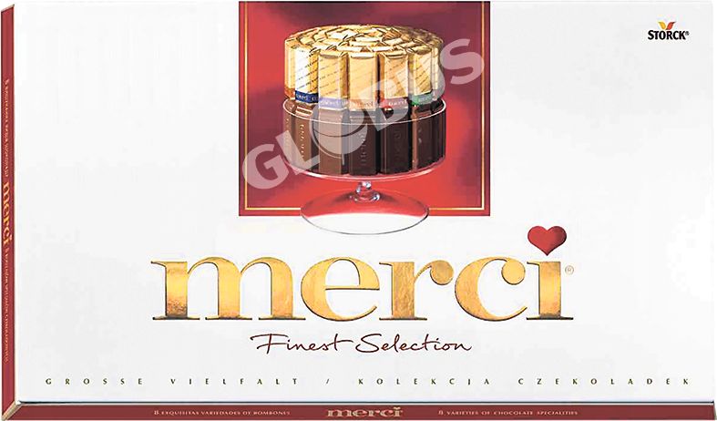 Конфеты шок. Merci 400г купить в "Globus-Online"